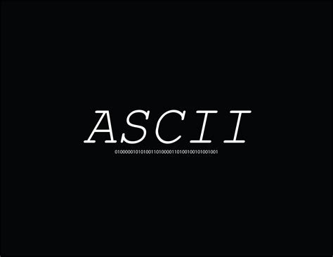 Ascii Project On Behance