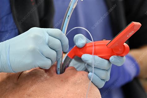 Patient Being Intubated Stock Image C0575354 Science Photo Library