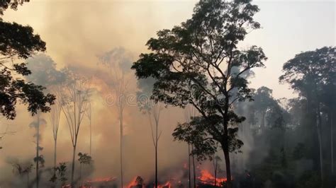 Fires On The Amazon Rain Forest Stock Video Video Of Water Forest 360389367