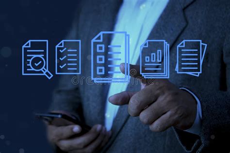 Online Documentation Database And Document Management System Concept Business Document Paper