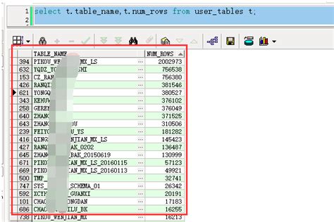 Oracle查询一定行数oracle查看所有表及各表行数 Csdn博客