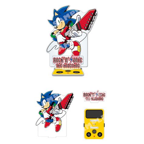 Acrylic Stand Rock N Sonic The Hedgehog Meccha Japan