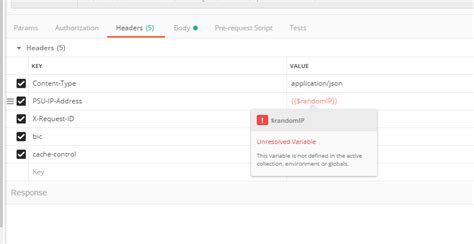Randomip Unresolved Variable Ask The Experts And Postman Tips