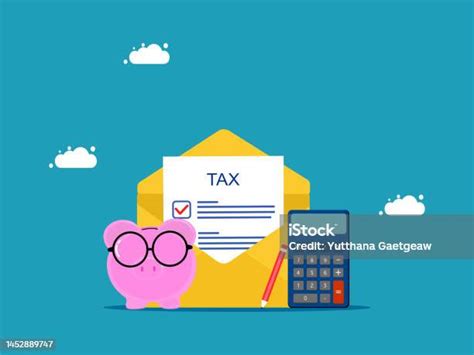 세금 신고서를 제출하고 세금 양식을 작성하십시오 계산기로 세금 계산 경영자에 대한 스톡 벡터 아트 및 기타 이미지 경영자 경제 계산기 Istock