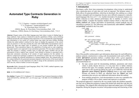 Pdf Automated Type Contracts Generation In Ruby