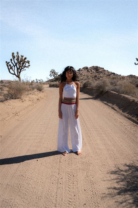 Pima Halter Top And Pant Set Pītusa