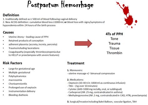 Define Post Partum Haemorrhage At Russell Seymour Blog
