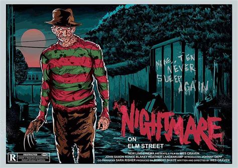 Poster Do Filme Freddy Krueger A Nightmare On Elm Street Official