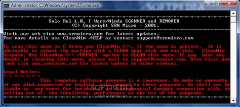 I Wormnimda Scanner And Remover Download Softpedia
