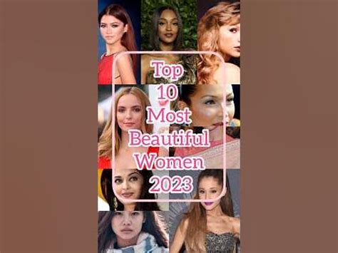 Top 10 Most Beautiful Women 2023 Youtube