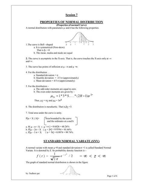 Statistics Normal Distribution Pptx Physics Science