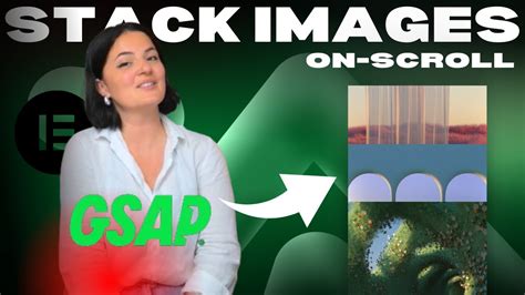 Gsap Stacking Images Elementor Wordpress Tutorial Flex Container Youtube