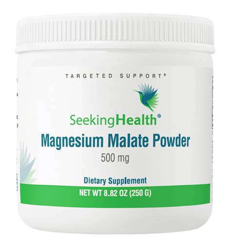 Magnesium Malate Powder 100 Servings Healthy Habits Living