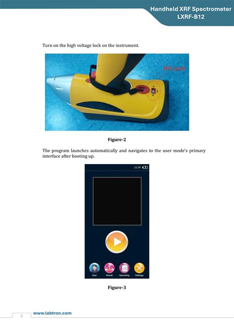 Handheld Xrf Spectrometer Lxrf B12 Operating Manual Labtron