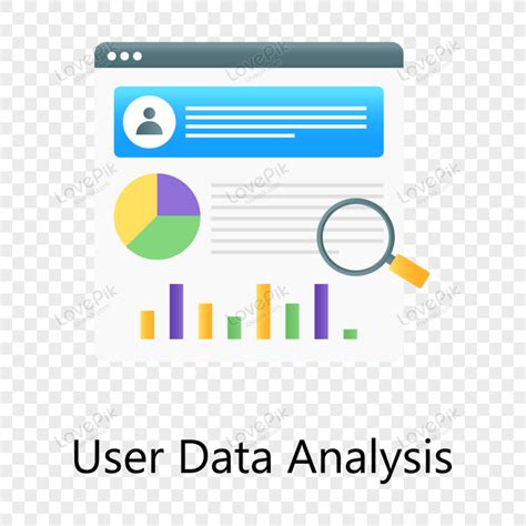 사용자 데이터 분석 아이콘 벡터 의 평면 그 라 데 이 션 개념 아이콘 Png 일러스트 무료 다운로드 Lovepik