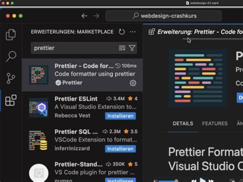 Tutorial Vscode Für Webdesign Html Css Einrichten