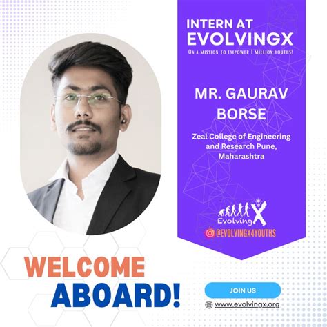 Gaurav Borse On Linkedin Evolvingx Internship Intern Opportunity Careerdevelopment 18