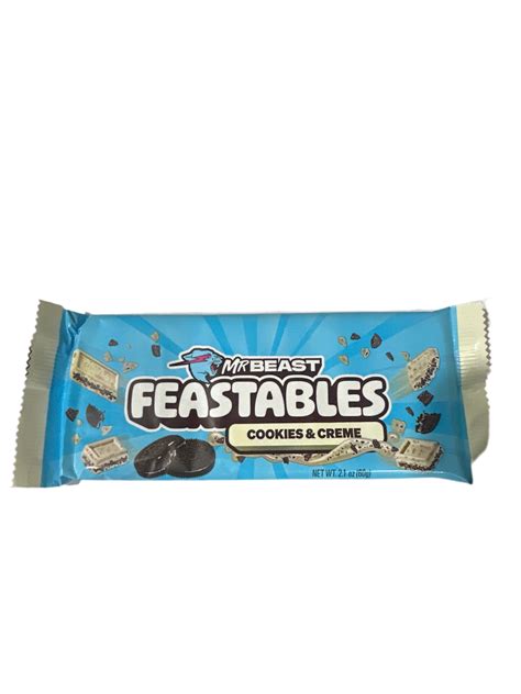 Feastables Mrbeast Cookies And Creme Chocolate 60gr Mi Tienda