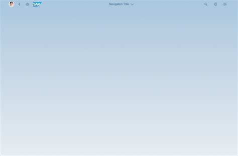 Full Screen Layout SAP Fiori For Web Design Guidelines