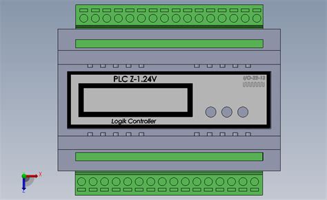Plc控制器 Solidworks 2017 模型图纸下载 懒石网