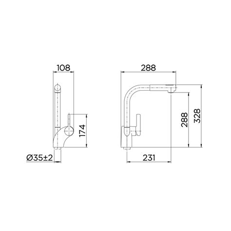 Misturador Para Cozinha De Mesa Massima Docol Guemat Guemat