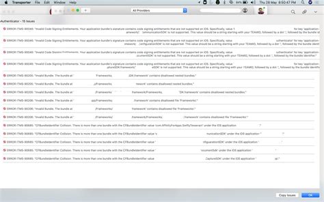 App Store Connect Ios Application Appstore Submission Issue Which Has