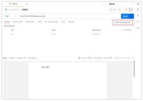 Postman 如何请求下载 导出 excel pdf 文件图文教程