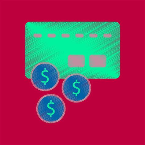 플랫 음영 스타일 아이콘 은행 카드 벡터 Ai Eps Uidownload