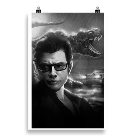 Life Finds A Way Jurassic Park Poster Etsy