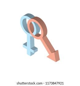 Sex Isometric Left Top View D Stock Vector Royalty Free Shutterstock