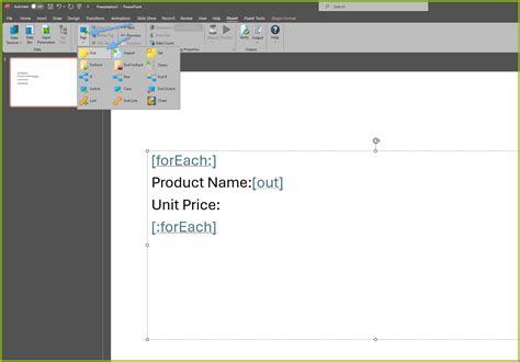Creating A Template In Powerpoint With Json Data Fluent Docs