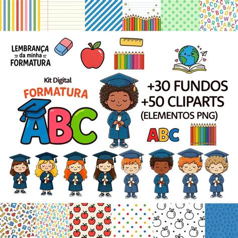 Kit Digital Formatura Abc Baixe Grátis