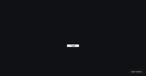 first animation doesn t work codesandbox