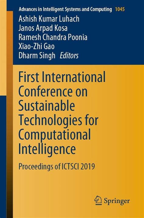 Advances In Intelligent Systems And Computing 1045 First