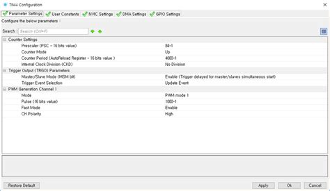 Opm Mode Of Tim1 Triggered By Tim4 Is Working Stra Stmicroelectronics Community