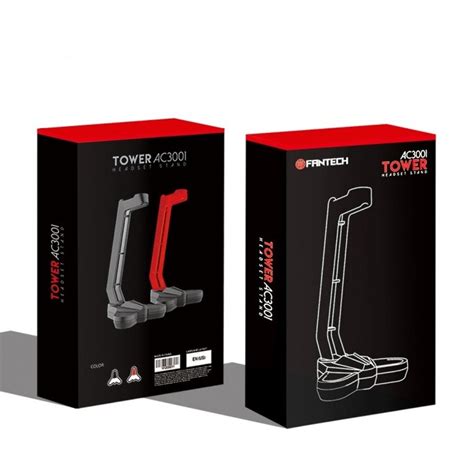 Fantech Ac3001 Tower Headset Stand Black Tech Titan