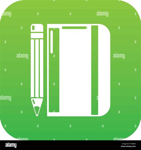 Notepad Pencil Icon Simple Black Style Stock Vector Image Art Alamy