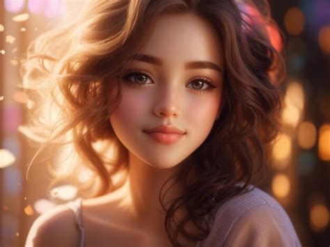 Hermoso Retrato De Ni A Asi Tica Foto Premium