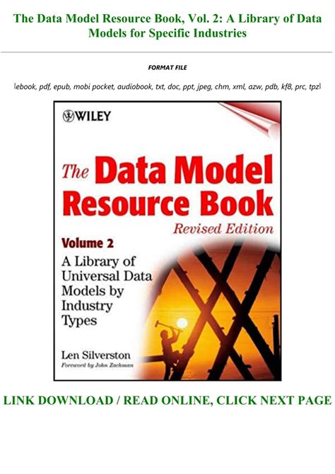 Thedatamodelresourcebookvol2alibraryofdatamodelsfor