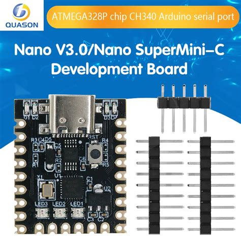Nano V3 0 Nano Supermini Type C Development Board Atmega328p Chip Ch340
