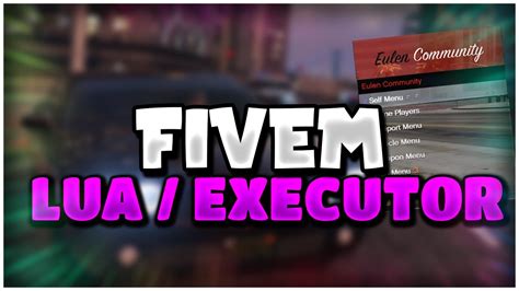 NEW CHEAT FIVEM LUA EXECUTOR YouTube