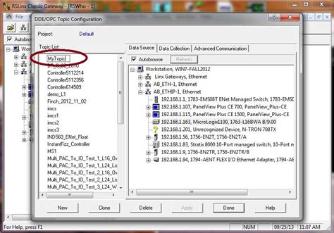 Getting Allen Bradley A B Programmable Controller Data Into Excel Using Rslinx Classic The