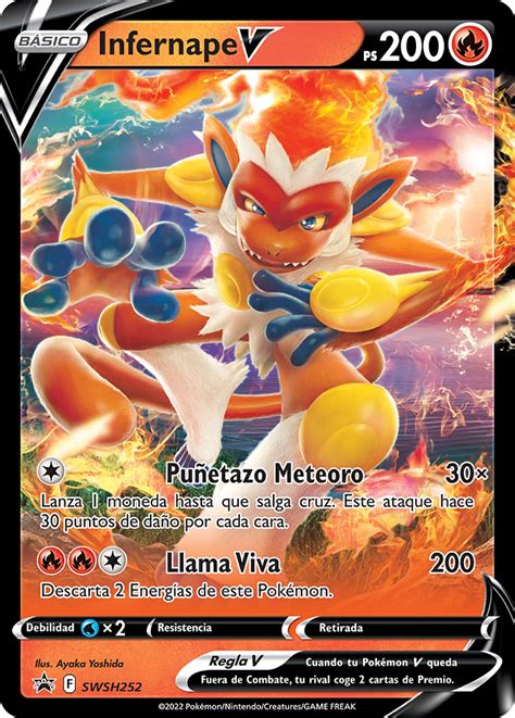 Infernape V Swsh252 Español Kantocards