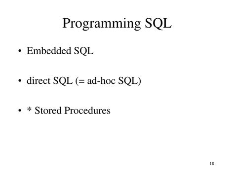 Ppt Sql Constraints And Programming Powerpoint Presentation Free