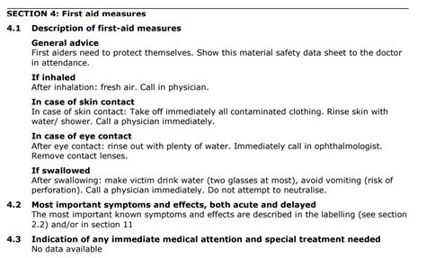 Safety Data Sheet Explained Sds Safeti