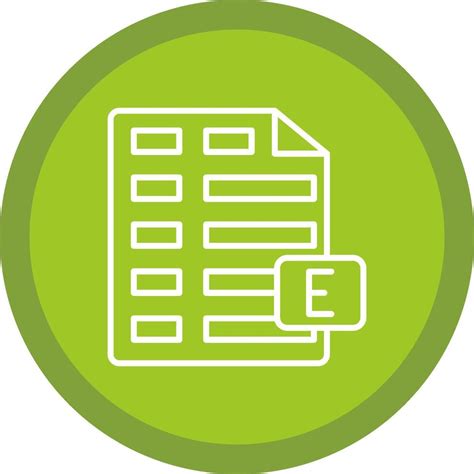 Excel Line Multi Circle Icon Vector Art At Vecteezy