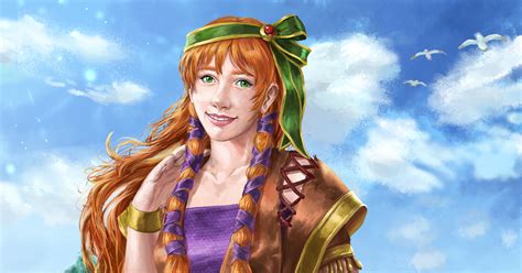 Chrono Cross Beautiful Girl Redhead Leena Maiden Of Arni Pixiv