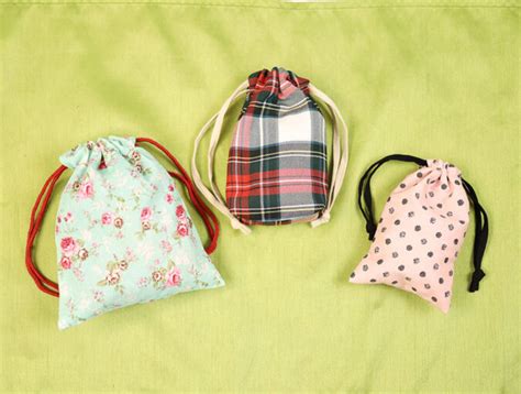 How To Make A Drawstring Bag Diy Drawstring Bag In 10 Minutes ⋆ Hello Sewing