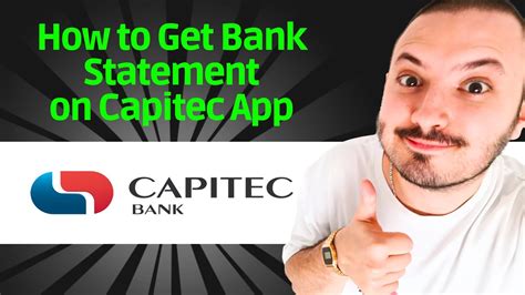 How To Get Bank Statement On Capitec App Youtube