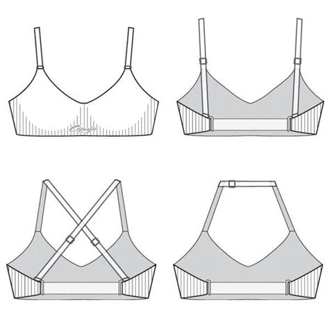 Pin By Hilal On Çalışmalar Clear Back Bra Bra Apparel Design Inspiration
